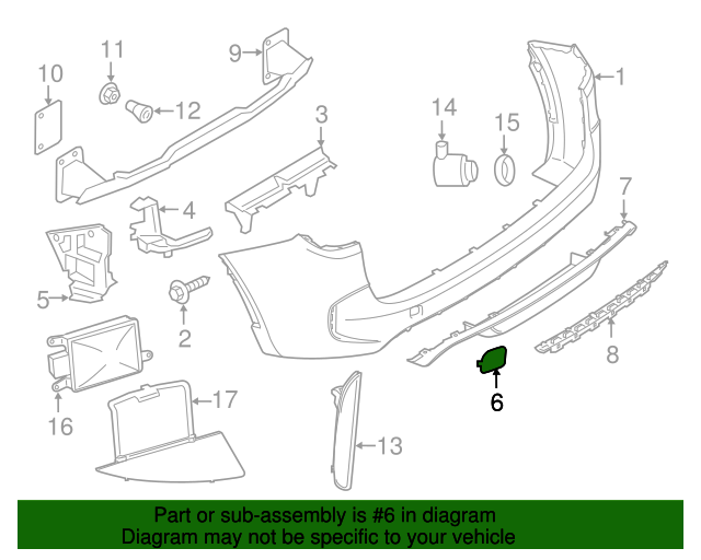 51128066894 - 2015-2018 BMW X5 Tow Eye Cap (51-12-8-066-894) | BMW of ...