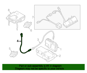 2017-2020 Audi Wire Harness 8W0-971-192 | Audi OEM Parts