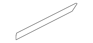 Genuine OEM Upper Molding Part# LR001671 Fits 2008-2015 Land Rover LR2 ...