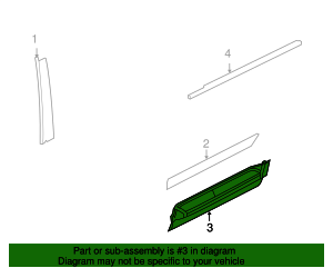 2009-2015 Land Rover LR2 Lower Molding LR044656 | OEM Parts Online