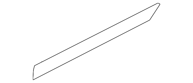 Genuine OEM Upper Molding Part# LR001671 Fits 2008-2015 Land Rover LR2 ...