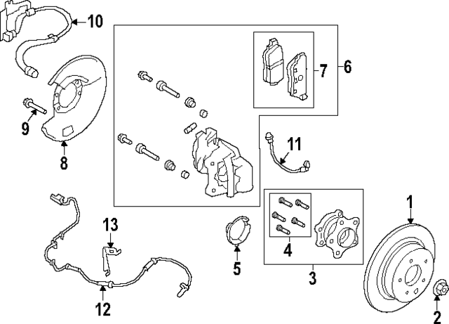 47900-6CC1B - ABS Sensor 2019-2024 Nissan Altima | Nissan Parts & Accessories Online