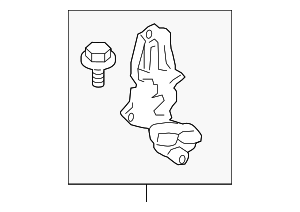 2004-2010 Toyota Sienna Roller & Bracket 68360-08020 | Toyota Parts Center