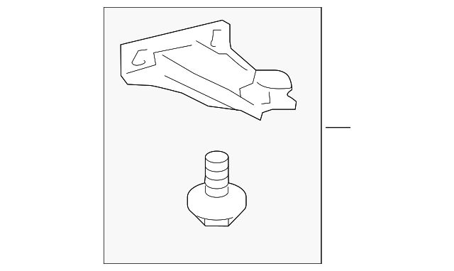 2004-2010 Toyota Sienna Roller & Bracket 68310-08020 | Toyota Parts Center