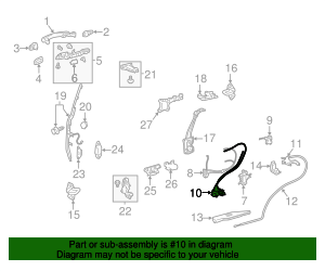 2004-2010 Toyota Sienna Stopper 69060-08040 | Toyota Parts Center
