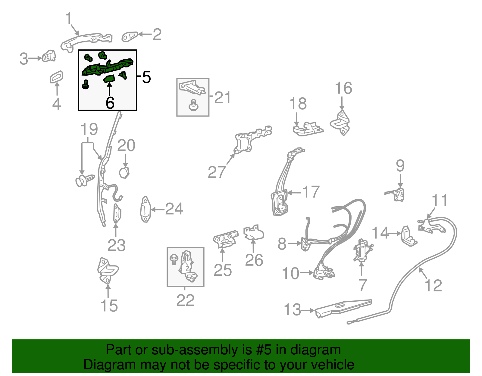 2004-2010 Toyota Sienna Frame 69204-08010 | OEM Parts Online