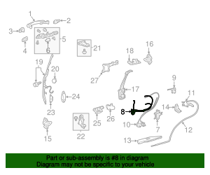 2004-2010 Toyota Sienna Lock Assembly 69370-08022 | OEM Parts Online