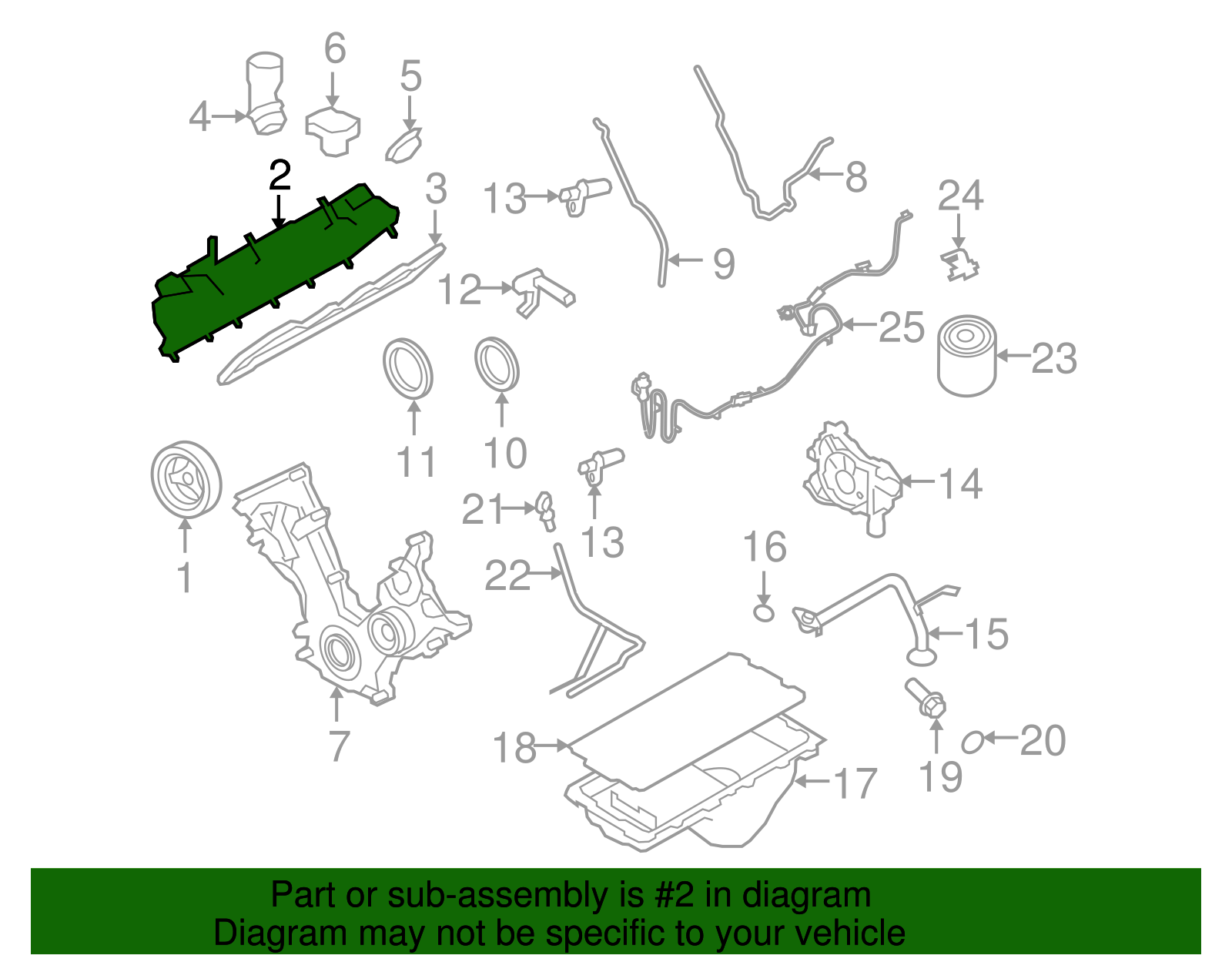 2005-2010 Ford Valve Cover DL1Z-6582-C | OEM Parts Online