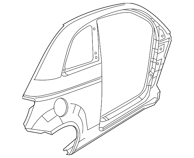 2012-2019 Fiat 500 Aperture Panel - Driver's Side (LH) 68071675AC ...