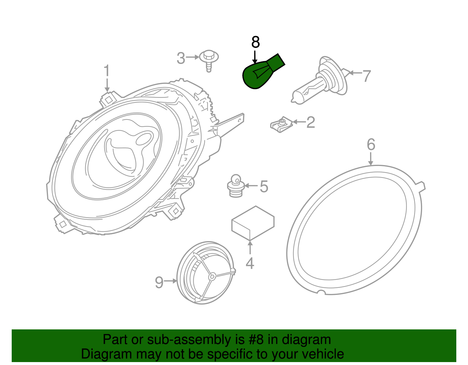 63-11-7-359-245 - Signal Bulb | BMWPartsHub