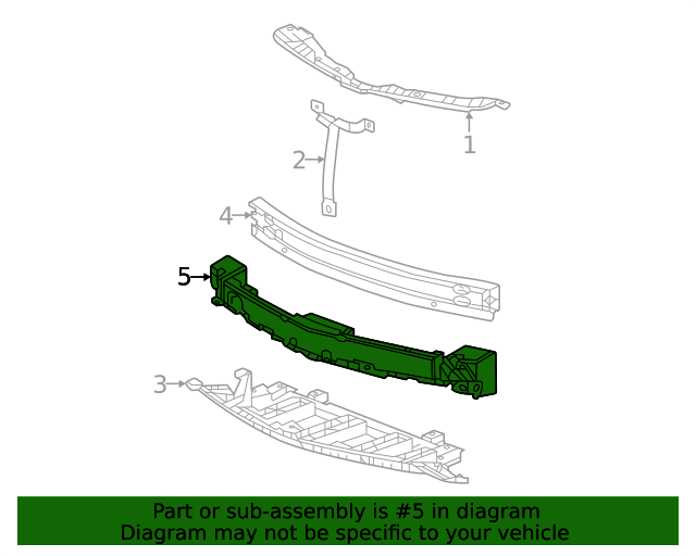 2022-2023 Chevrolet Bolt EUV Absorber 42778990 GM | GMPartsDirect.com