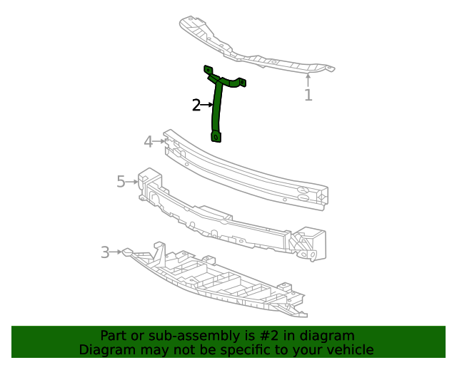 2022 Chevrolet Bolt EUV F Support 42769181 | GMPartsDirect.com