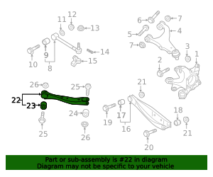 2018-2021 Subaru Trailing Arm 20250FL001 | Subaru Parts Store