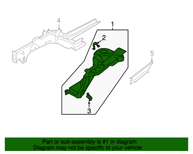 64501-3S000 - Apron Assembly - 2011 Hyundai Sonata | World OEM Parts ...