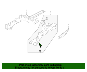 2011-2015 Hyundai Sonata Apron Assembly Lower Bracket 64527-3S000 ...