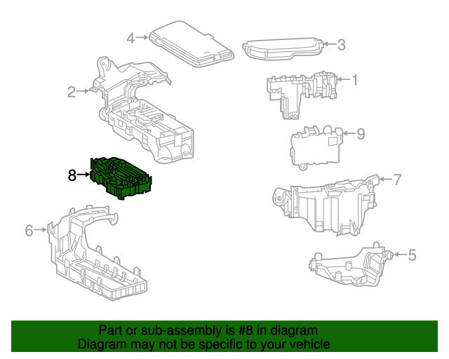 2018-2024 Lexus Main Relay Block 82660-11080 | OEM Parts Online