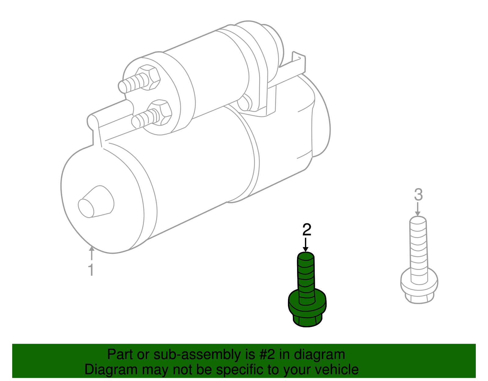 11610633 - Starter Bolt 1994-2025 GM | GMPartsNow