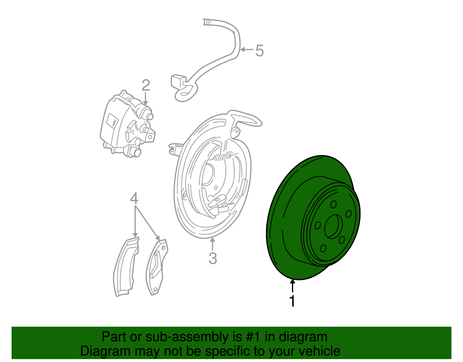2003-2005 Ford Rotor 4U2Z-1V125-R | Ford OEM Parts Outlet
