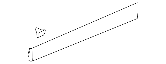 2016-2020 Buick Envision Passenger Side Door Molding 84257189 GM ...
