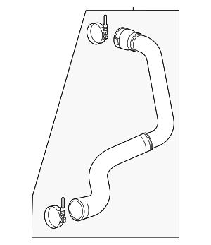 84870726 - Charge Air Cooler Inlet Air Hose 2020-2025 GM | Chevrolet ...