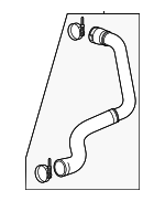 2020-2025 GM Charge Air Cooler Inlet Air Hose 84870726 GM ...
