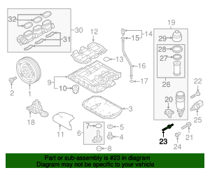 Genuine Porsche WHT-000-403-A |Engine Oil Filter Housing Stud | FREE ...