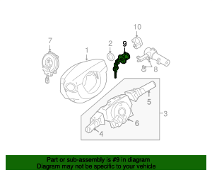 2004-2019 Nissan Ignition Lock Cylinder D8700-5Z00J | Nissan Parts Plus