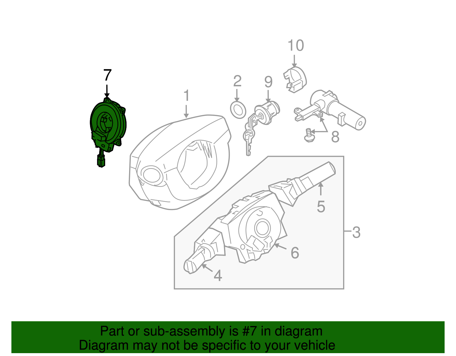 2003-2016 Nissan Angle Sensor 47945-AS500 | OEM Parts Online