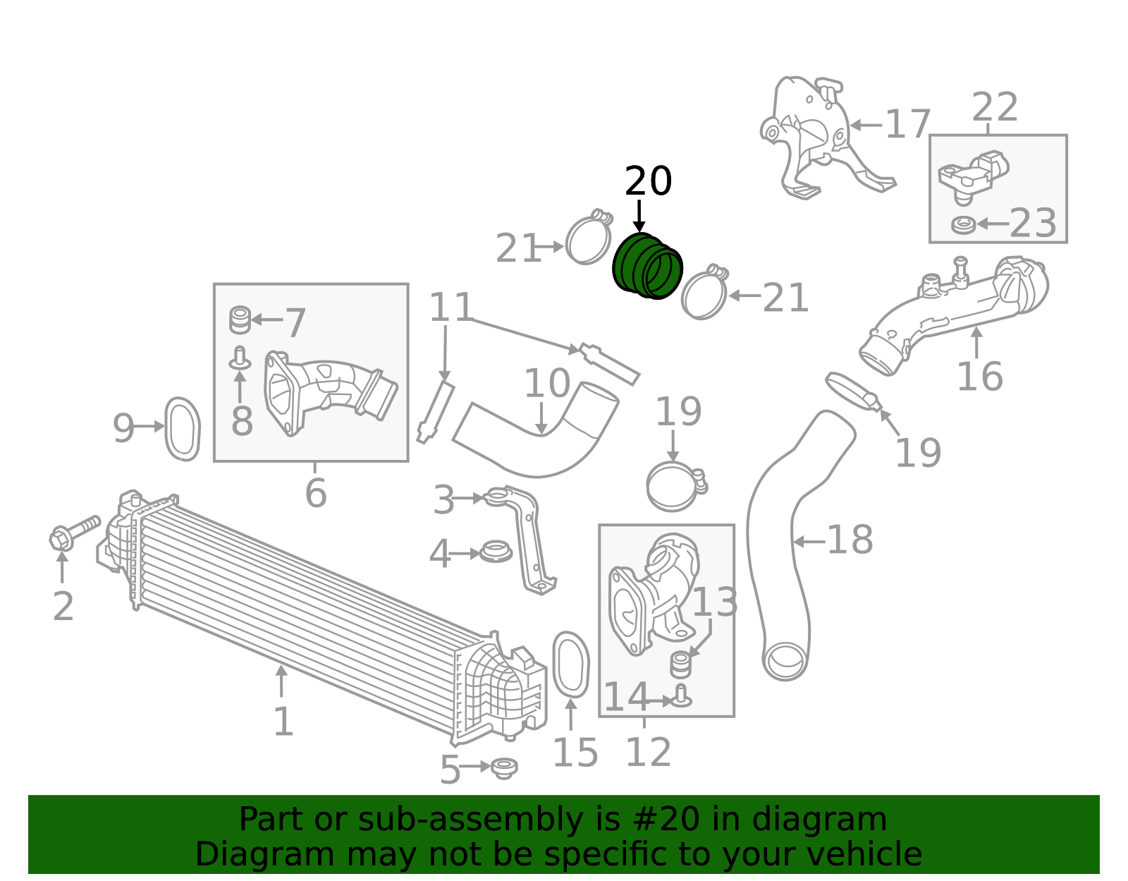 17295-RPY-G01 - Tube Connector (Dbw) - 2017-2020 Honda Civic | Honda ...
