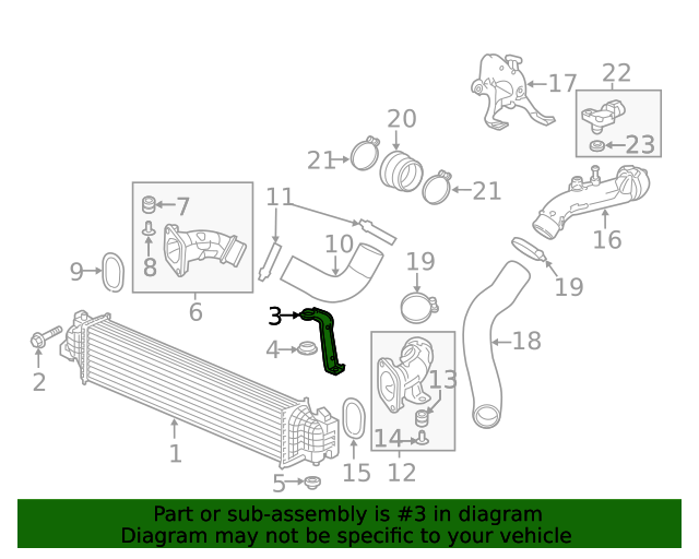 19701-5BF-A00 - Inter-Cooler Upper Bracket 2017-2021 Honda Civic ...