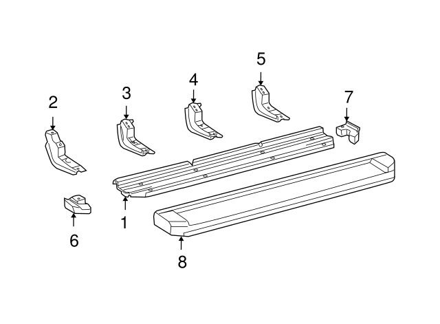 51771-0C020 - Running Board - 2007-2020 Toyota Tundra | OEM Genuine Parts