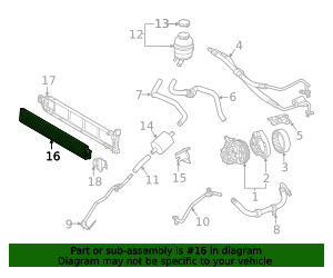 204-500-06-00 - Power Steering Cooler 2008-2021 Mercedes-Benz ...