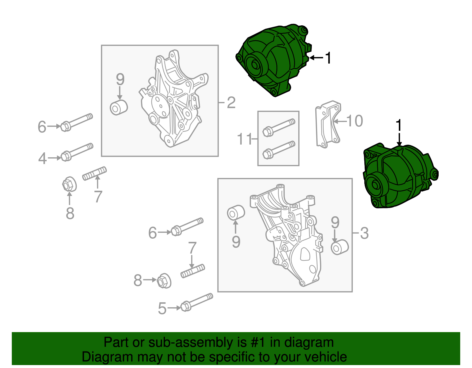2007-2014 GM Alternator 22817848 GM | GMPartsDirect.com