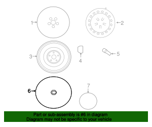 2007-2009 Toyota Camry Wheel Cover 42602-06020 | OEM Parts Online