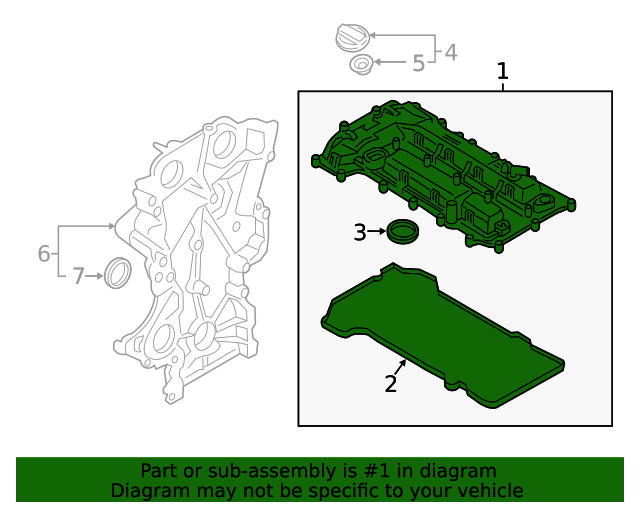 22410-2M010 - Valve Cover 2020-2023 Kia Rio | Kia.Parts Store