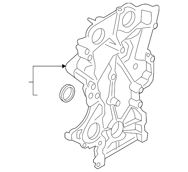 2020-2023 Kia Rio Timing Cover 21350-2M020 | Kia Automotive Parts