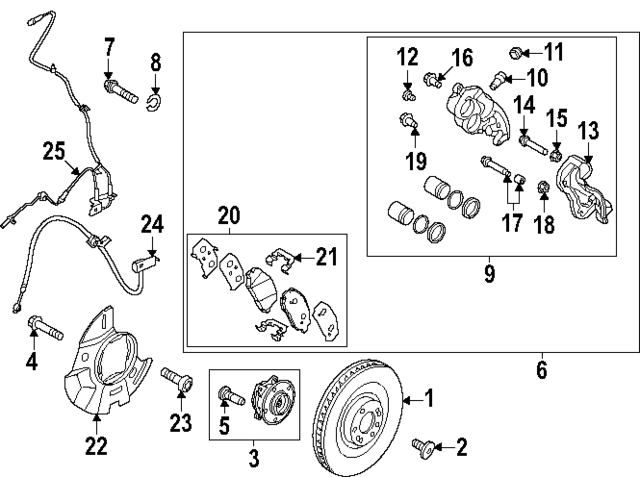 2024 Hyundai Santa Fe ABS Sensor 58930-P6000 | OEM Parts Online