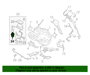 2004-2006 Subaru Fuel Filter 42072AE00A | TascaParts.com
