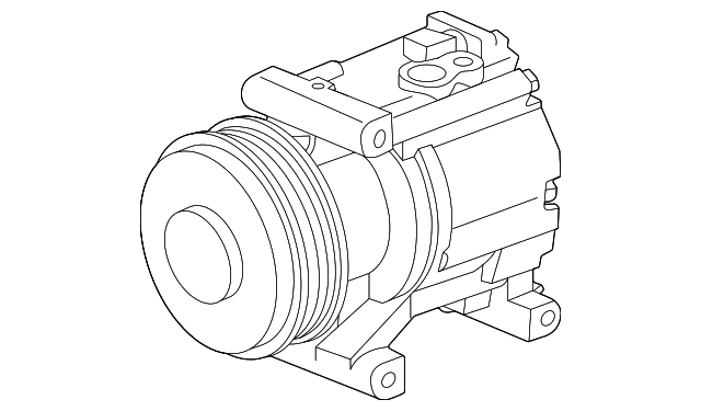 2019-2022 Mopar Compressor 68439272aa | TascaParts.com