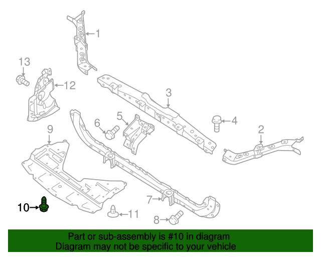 01553-09241 | Nissan Clip - Genuine OEM | 0155309241 | Nissan Parts