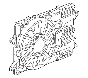 84297686 - Engine Cooling Fan Assembly 2016-2019 Chevrolet Malibu ...