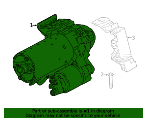 2022-2023 BMW Starter 12415A33FB9 | OEM Parts Online