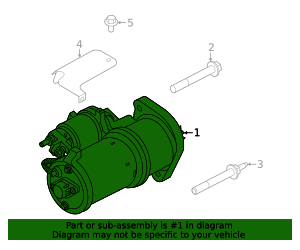 Genuine OEM Starter Part# LR177925 Fits 2023 Land Rover Range Rover ...