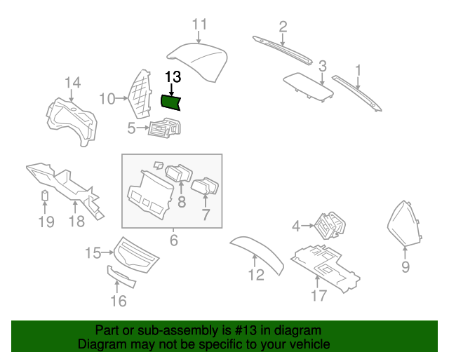 68410-1MA0B - Finish Panel 2011-2019 Infiniti | AutoNationParts.com
