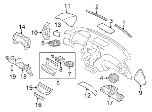68410-1MA0B - Finish Panel 2011-2019 Infiniti | AutoNationParts.com