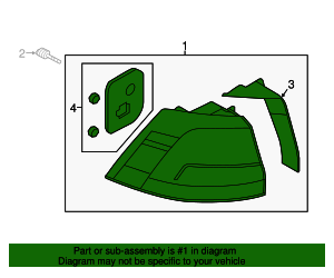 5G9-945-095-F - Tail Light Assembly 2018-2019 Volkswagen ...