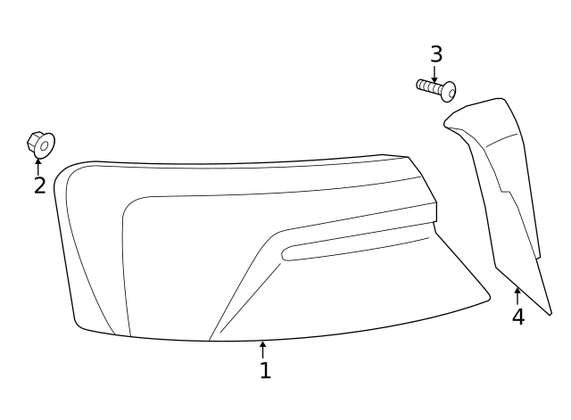 8W6-945-092-AB - Tail Lamp Assembly 2020-2024 Audi | Audi OEM Parts