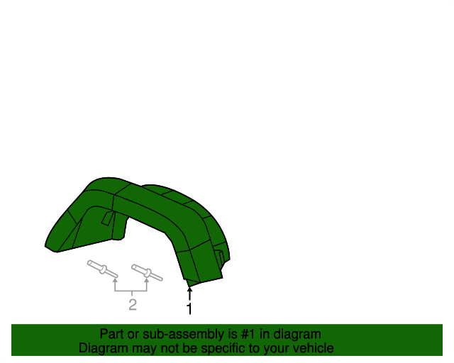 2018-2020 Jeep Wrangler Fender Flare 6AD77RXFAE | TascaParts.com