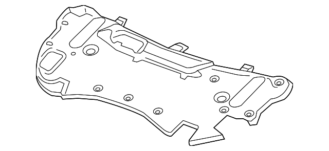 2015-2018 Ford Edge Hood Insulation Pad FT4Z-16738-A | TascaParts.com
