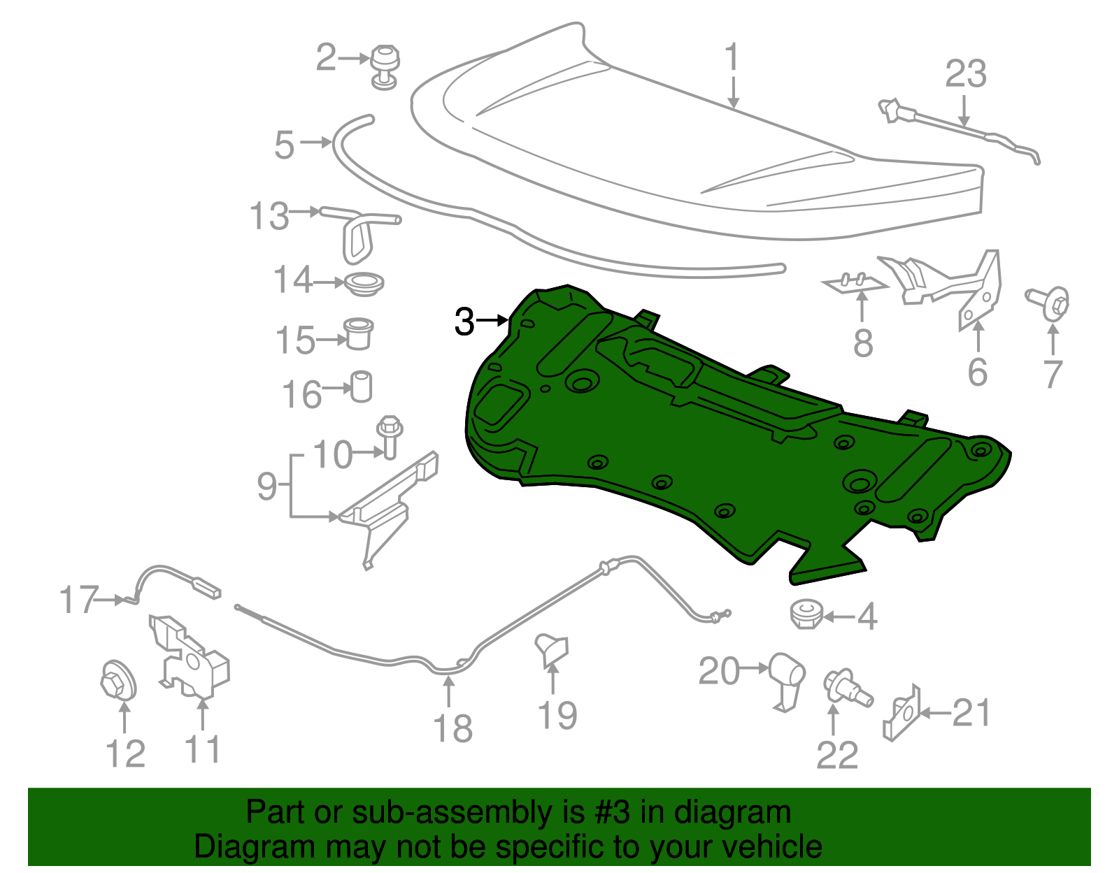 FT4Z-16738-A - Insulator 2015-2018 Ford Edge | Big 3 Auto Parts